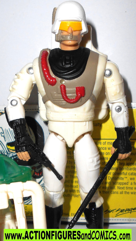 Gi joe ARCTIC STORMTROOPER 1995 sgt savage complete w fc ...