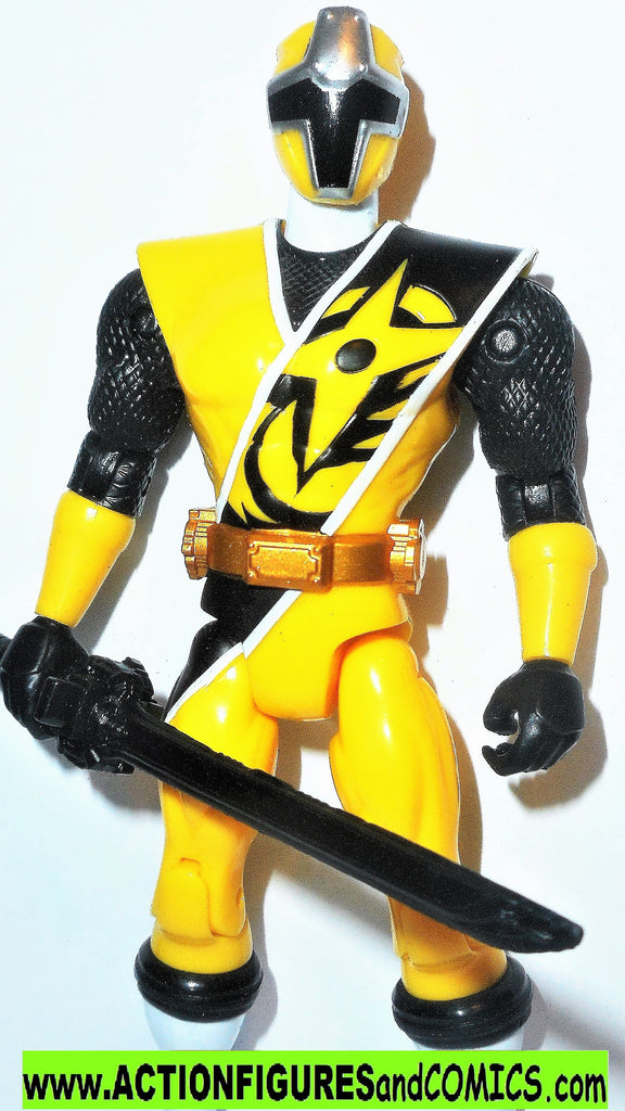 Power Rangers YELLOW RANGER 5 inch Super Ninja Steel bandai ...