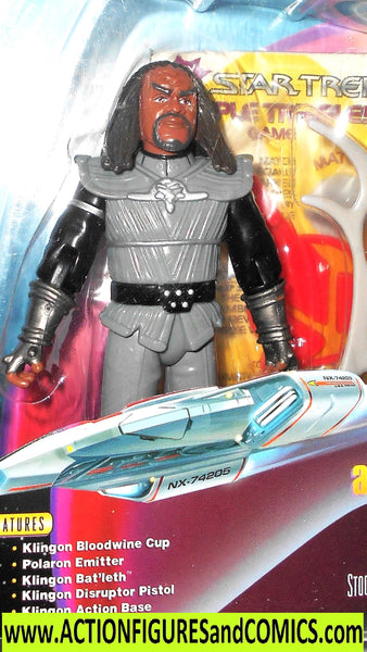 Star Trek COMMANDER SISKO Klingon silver acc playmates moc ...