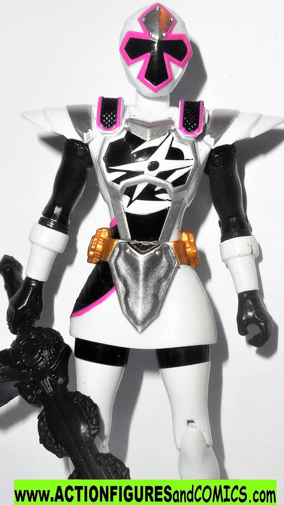 Power Rangers WHITE RANGER 5 inch Ninja Steel master mode bandai ...