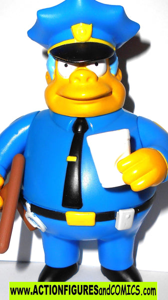 simpsons CHEIF WIGGUM police officer playmates world of springfield co ...