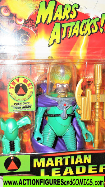 Mars Attacks MARTIAN LEADER 1996 Trendmasters movie action figures moc ...