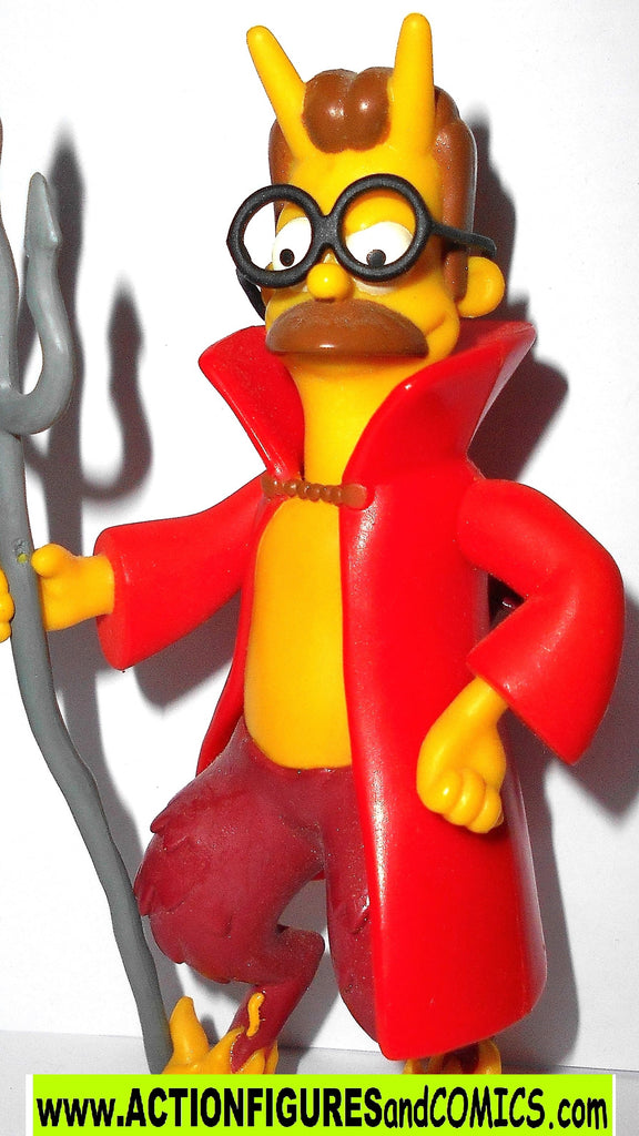 Simpsons NED FLANDERS DEVIL wos action figures complete ...