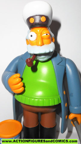 simpsons CAPTAIN McCALLISTER playmates toys 2002 series 5 ...