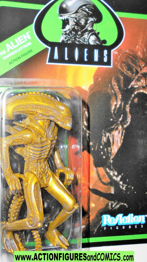 Reaction figures ALIEN WARRIOR ATTACK 2020 super7 aliens funko moc ...