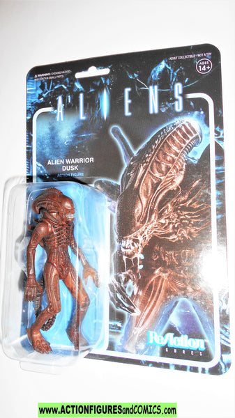 Reaction figures ALIEN WARRIOR DUSK 2019 super7 aliens funko moc ...