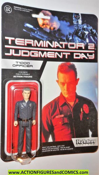 Reaction figures Terminator T1000 OFFICER liquid 2 movie cop moc ...