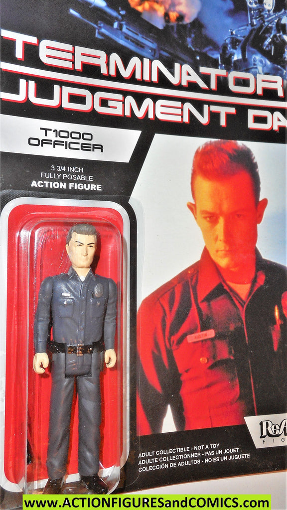 Reaction figures Terminator T1000 OFFICER liquid 2 movie cop moc ...