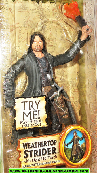 Lord of the Rings STRIDER Weathertop Aragorn toy biz hobbit lotr moc ...