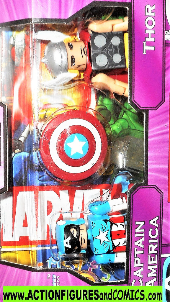 minimates CAPTAIN AMERICA THOR wave 1 best of series marvel universe m ...