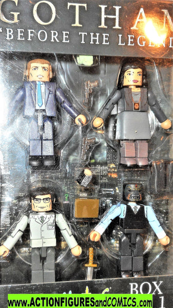Minimates Batman Gotham BOX SET 1 Gordon black mask essen moc ...