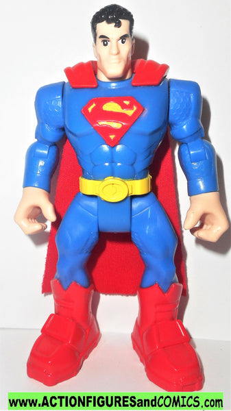 DC Heroes World SUPERMAN 6 inch fisher price justice league super frie ...