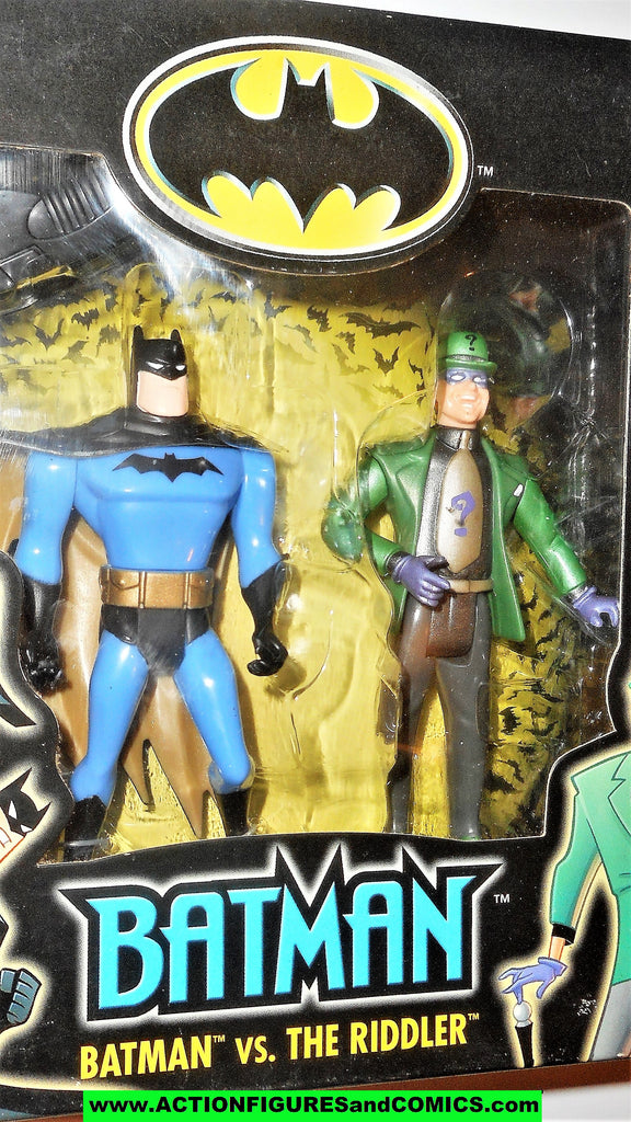 batman animated series BATMAN vs RIDDLER walmart exclusive 2001 moc mi ...