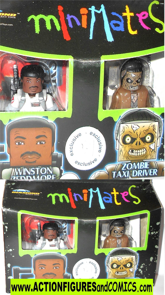 minimates Ghostbusters WINSTON vs ZOMBIE TAXI DRIVER moc ...
