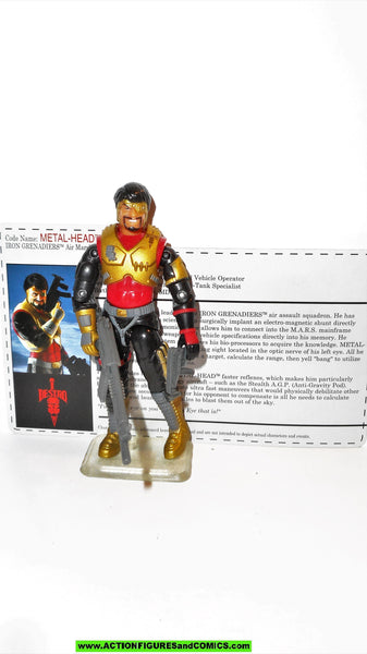 gi joe METAL HEAD iron grenadier 2005 v3 general mayhem convention ...