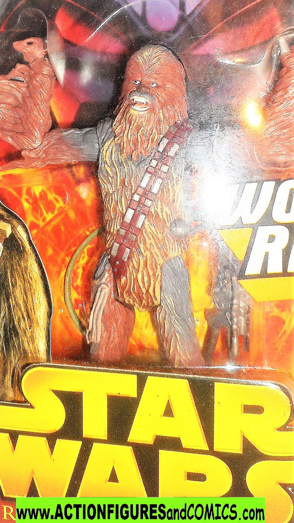star wars action figures CHEWBACCA 5 2005 revenge of the sith hasbro t ...