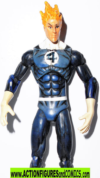 marvel universe HUMAN TORCH fantastic four VARIANT dark blue 2009 ...