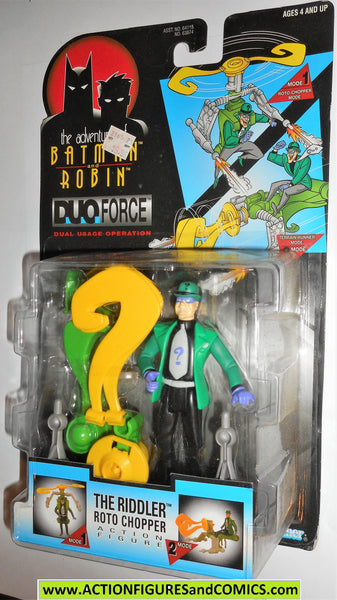 BATMAN animated series RIDDLER roto chopper adventures robin moc ...