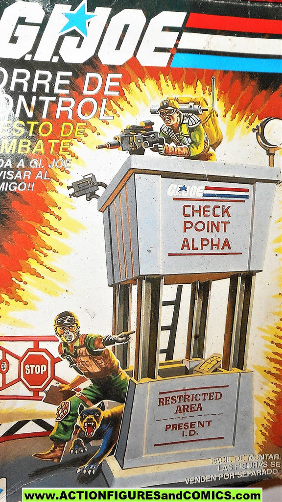 gi joe CHECKPOINT ALPHA 1984 1985 argentina plastirama gijoe g i moc m ...