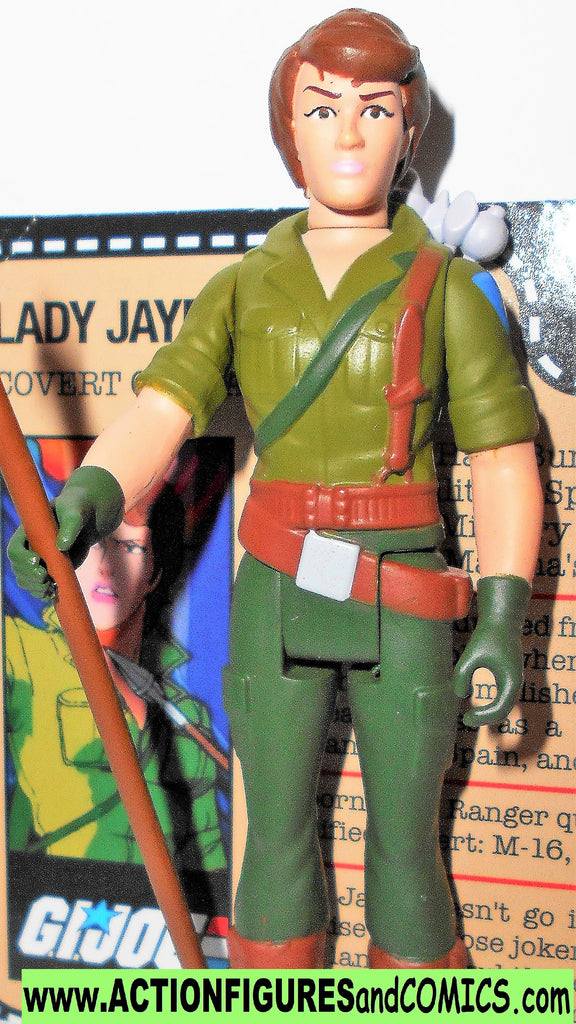 gi joe LADY JAYE 2021 Reaction figures super7 cartoon animated ...