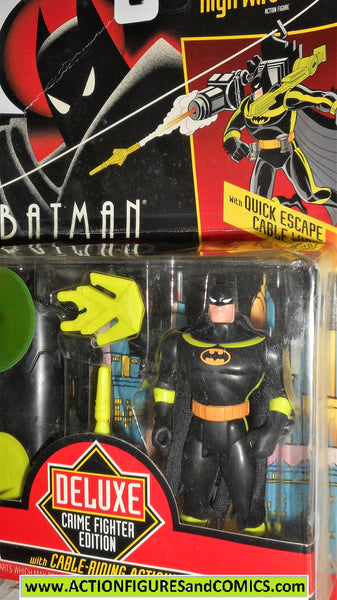 BATMAN animated series HIGH WIRE BATMAN deluxe 1993 kenner moc ...