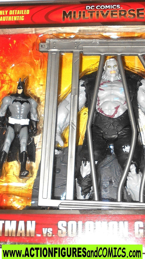 DC Universe multiverse BATMAN vs GRUNDY arkham asylum moc mib ...