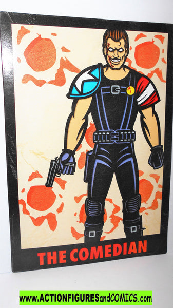 dc universe classics COMEDIAN Watchmen large ART TRADING CARD 7x4.75 ...