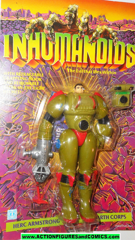 Inhumanoids HERC ARMSTRONG 1986 hasbro toys action figure 1985 1987 mo ...