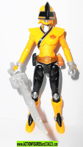 Power Rangers YELLOW RANGER Mega Samurai 4 inch 2010 bandai ...
