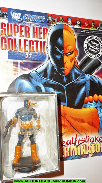 DC Eaglemoss chess DEATHSTROKE 27 new teen titans 1/21 scale dc univer ...