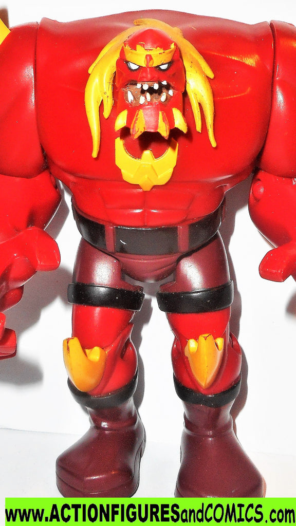 justice league unlimited DOOOMSDAY lava reflection superman animated ...