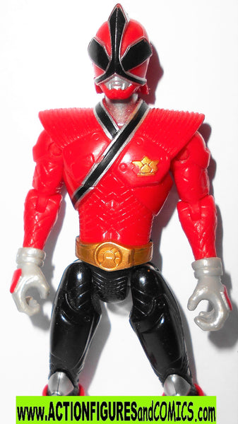 Power Rangers RED RANGER Mega Samurai 4 inch 2010 bandai fig ...