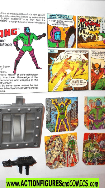 secret wars KANG 1984 complete WEAPON SET vintage marvel universe ...