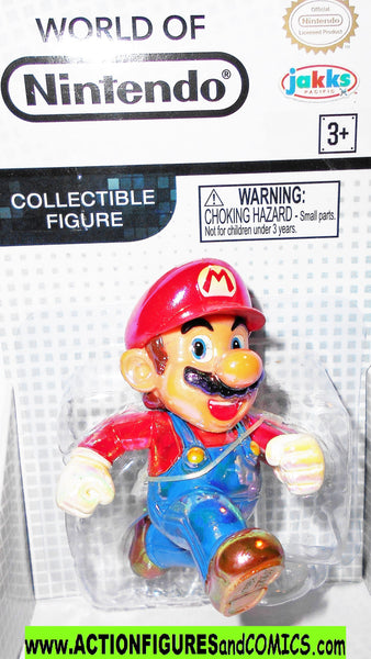 World of Nintendo MARIO STAR POWER 2.5 inch 2015 jakks pacific moc ...