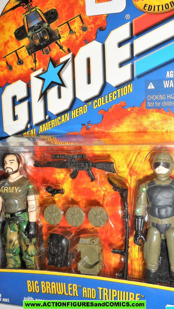 gi joe BIG BRAWLER TRIPWIRE 2001 a real american hero arah gijoe 2000 ...