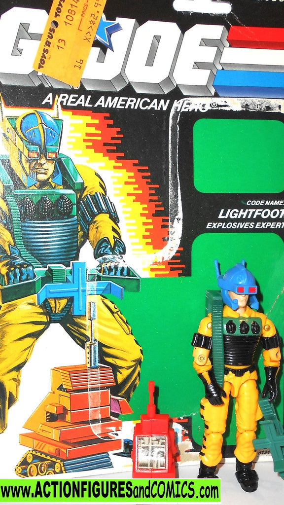 Gi joe LIGHTFOOT 1988 vintage v1 complete w Full Card ...