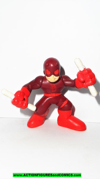 Marvel Super Hero Squad DAREDEVIL white batons pvc – ActionFiguresandComics
