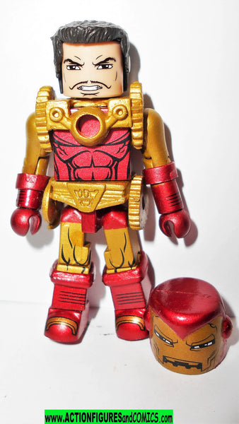 IRON MAN red yellow classic minimates action figure toy ...