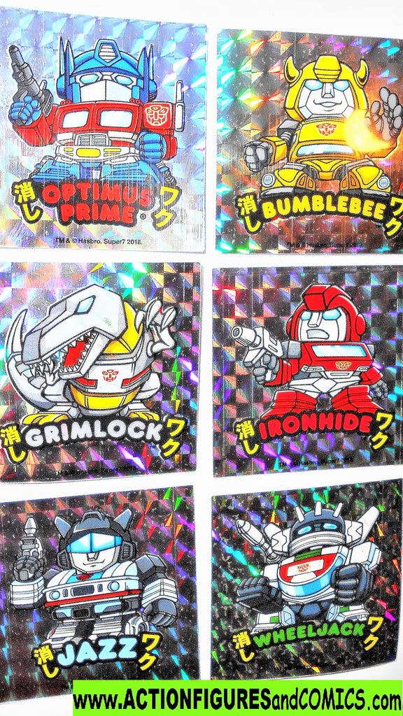 Transformers STICKER SET complete autobots optimus prime bumblebee ...