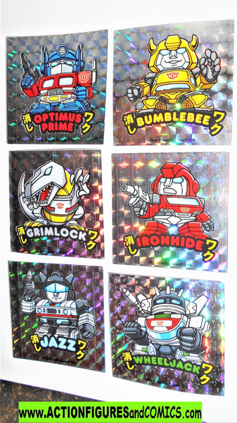 Transformers STICKER SET complete autobots optimus prime bumblebee ...