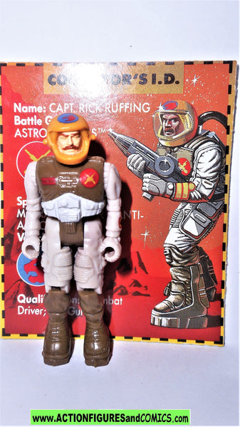 Starcom RAIL GUNNER RICK RUFFING 1986 Coleco gi joe w file card ...