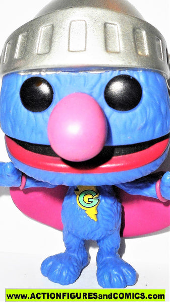 Funko POP Sesame Street SUPER GROVER 01 Vaulted 4 inch vinyl figures ...