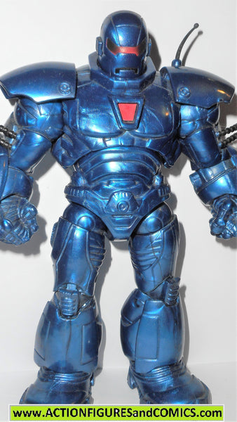 marvel legends IRON MONGER BAF complete build a figure Blue 2012 man ...