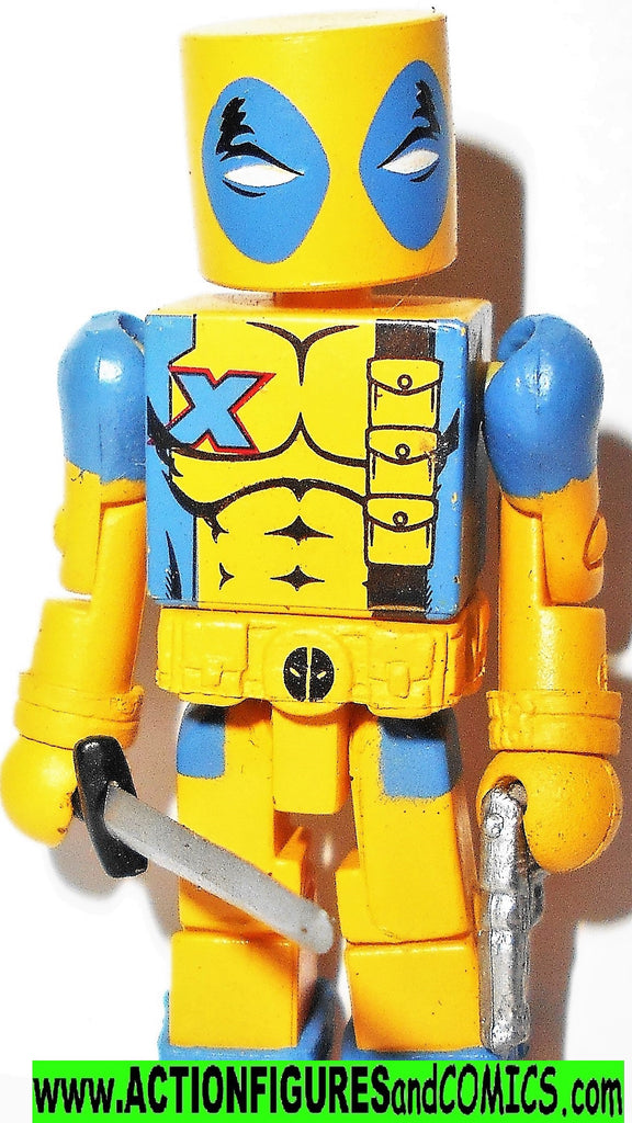 minimates DEADPOOL marvel vs capcom YELLOW x-men force ...