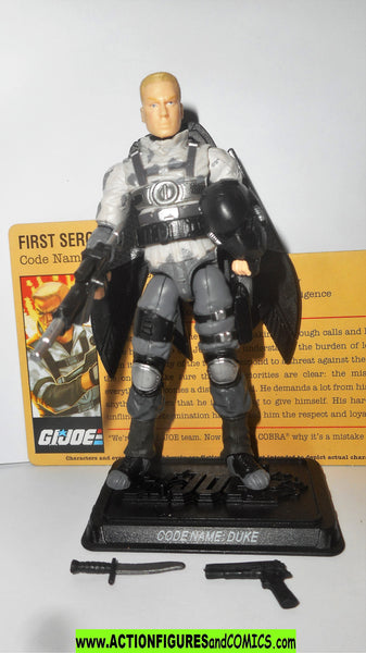 gi joe DUKE 2009 v32 resolute 25th anniversary complete with file card ...