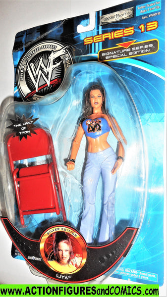 Wrestling WWE action figures LITA signature series 13 divas diva wwf j ...