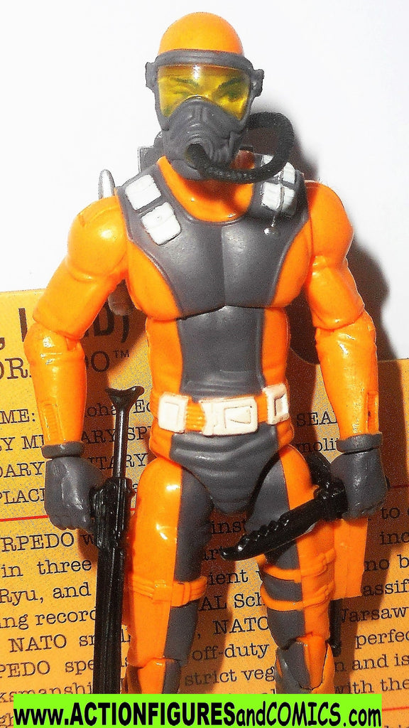 gi joe TORPEDO 2007 25th anniversary Toys R Us Sea Command v2 nost ...