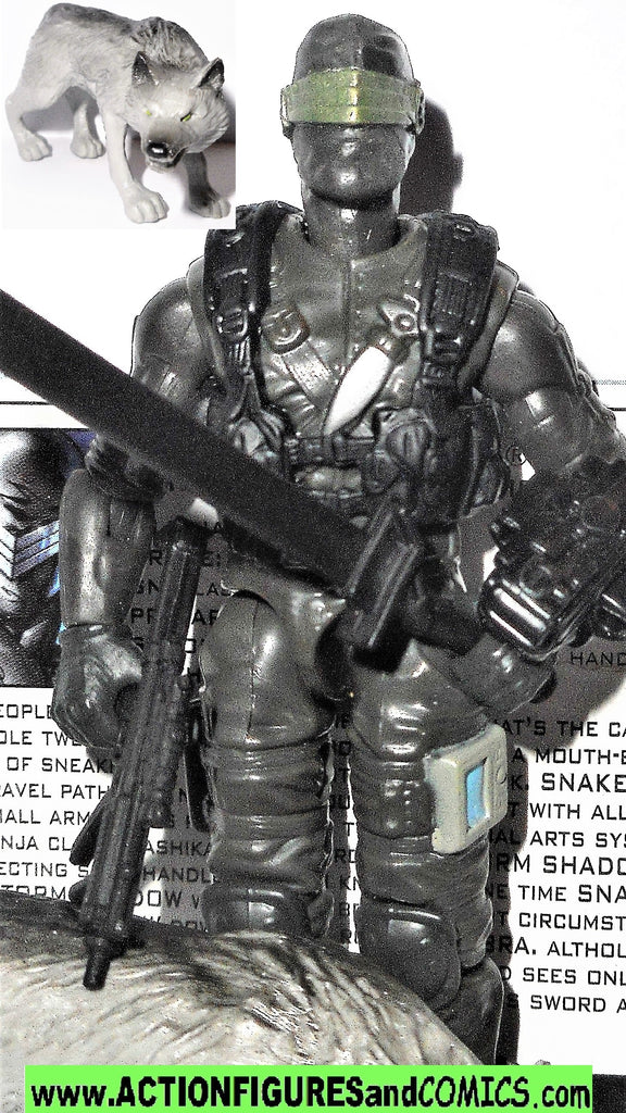 gi joe SNAKE EYES 2004 v23 complete TIMBER WOLF valor vs venom vvv ...