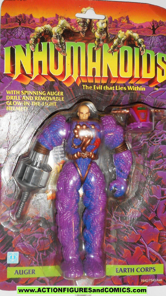 Inhumanoids AUGER 1986 hasbro toys action figure 1985 1987 monster moc ...