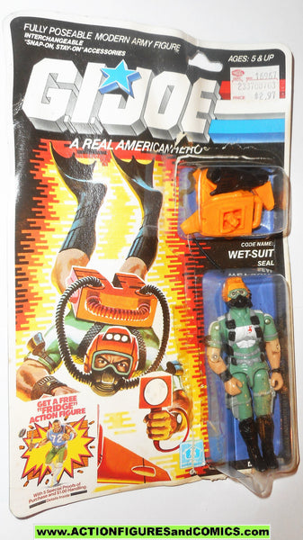 gi joe WET SUIT 1986 v1 vintage complete hasbro gijoe moc ...